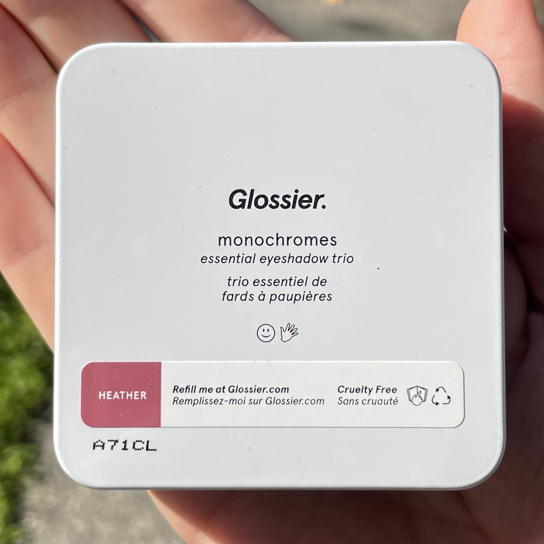 Glossier Monochromes Eyeshadow Palette in Heather – Auxiliary Beauty